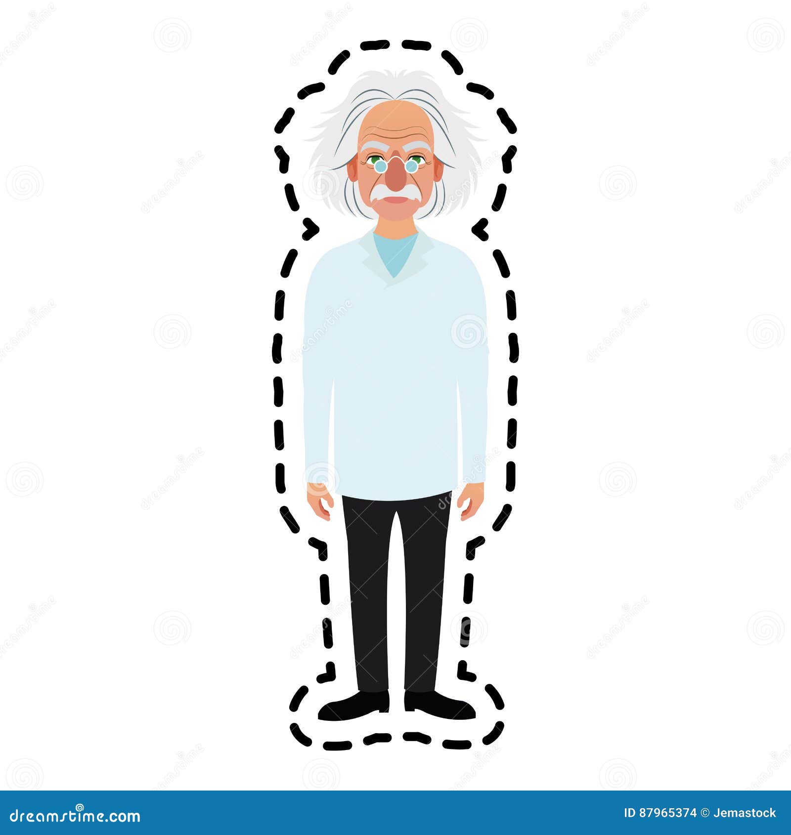 Albert einstein icon image stock illustration. Illustration of ...