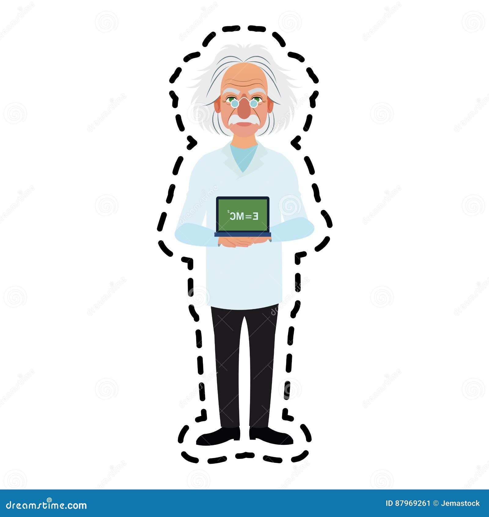 Albert einstein icon image stock illustration. Illustration of ...