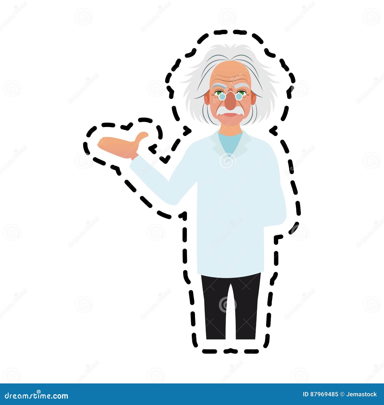 Albert einstein icon image stock illustration. Illustration of crazy ...