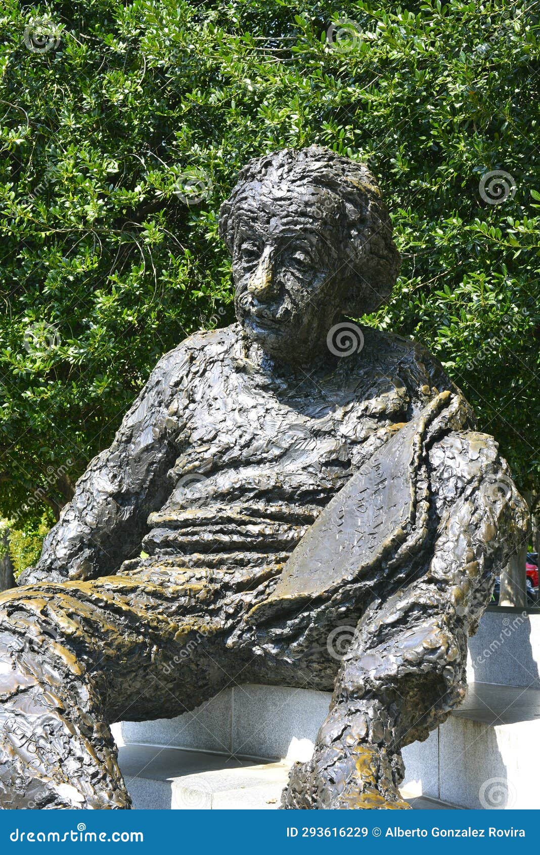 Albert Einstein Monument at the National Academy of Sciences ...