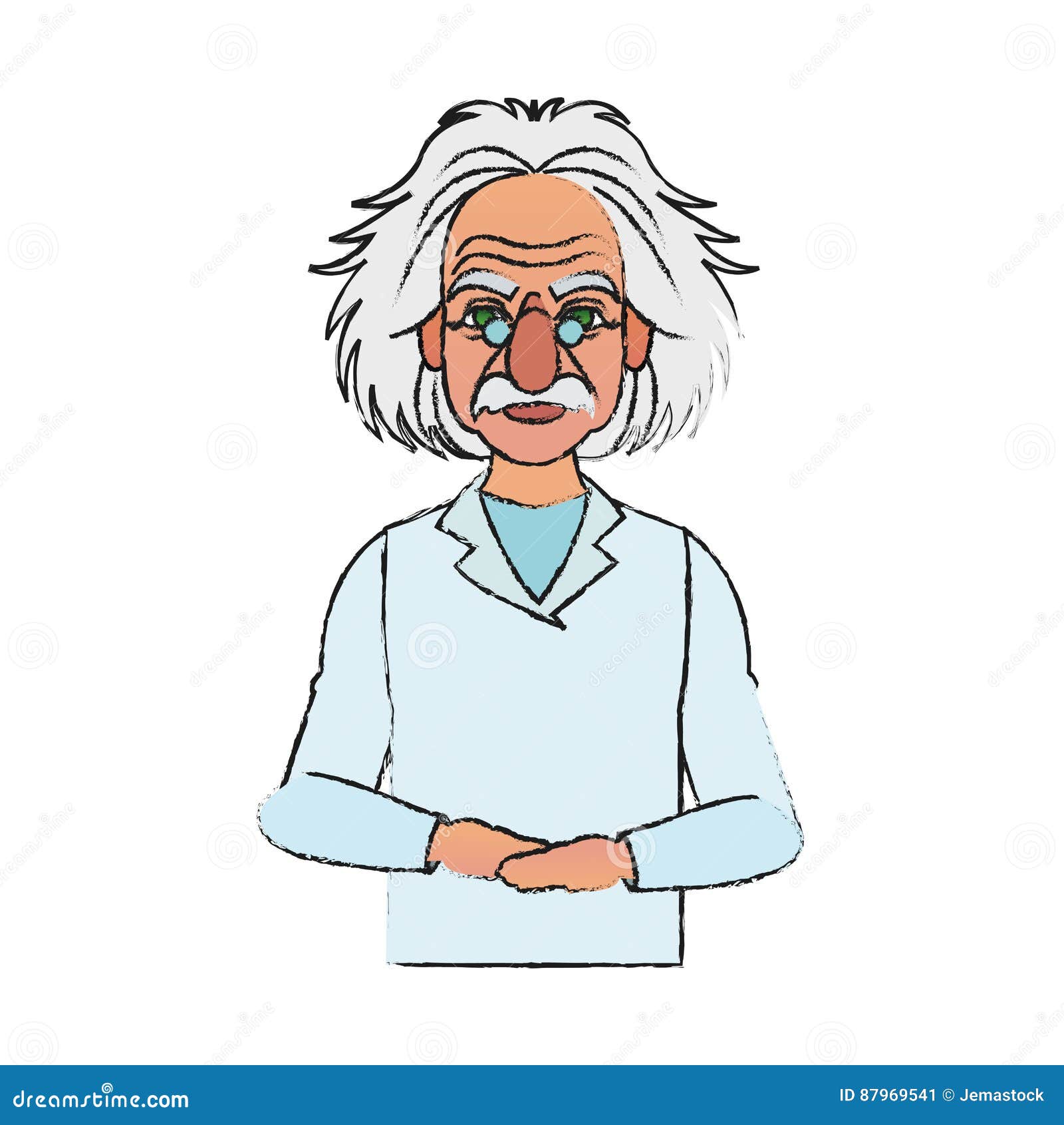 Albert Einstein Symbolsbild Stock Illustrationer - Illustration av ...