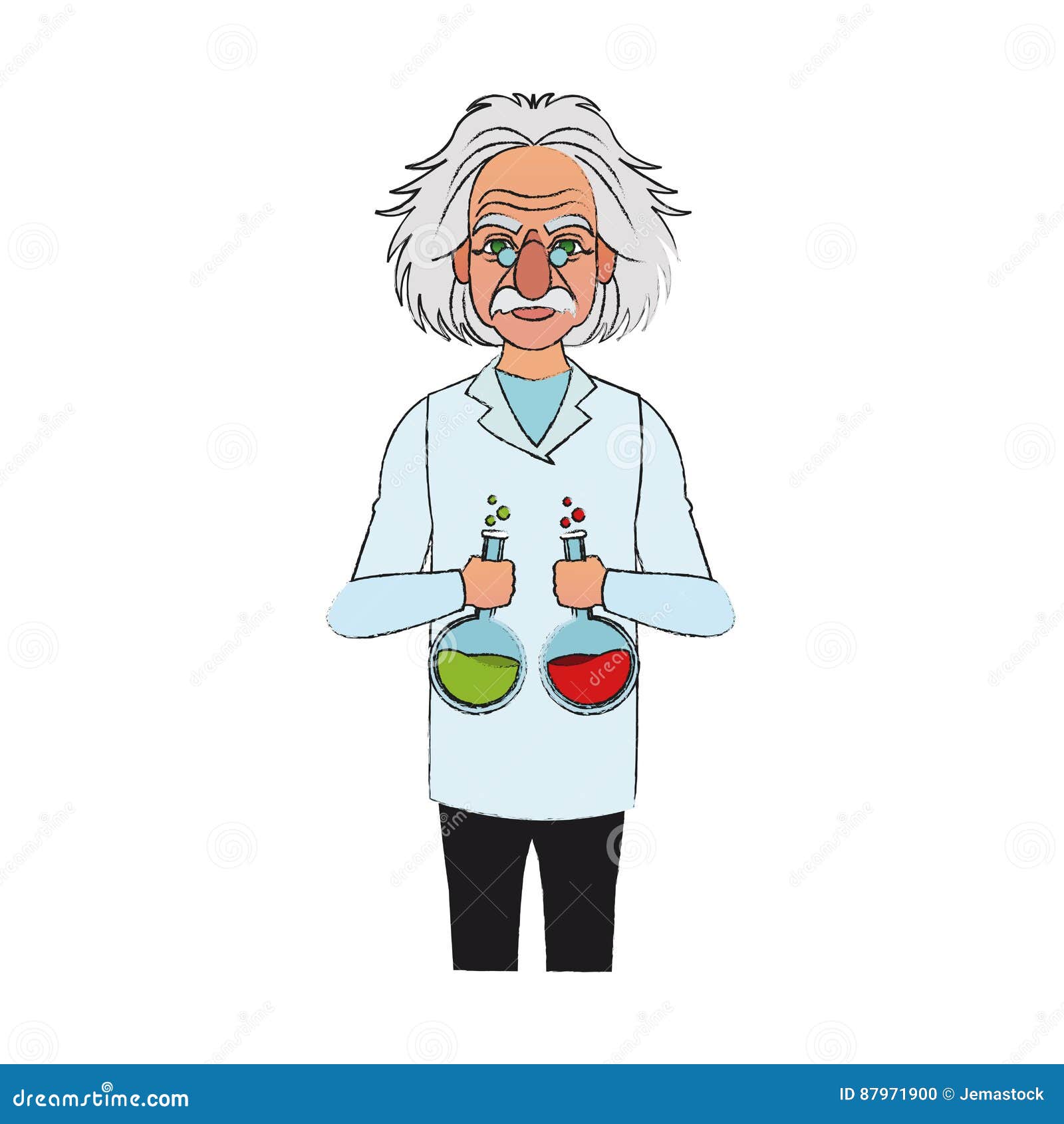 Albert Einstein Symbolsbild Stock Illustrationer - Illustration av ...