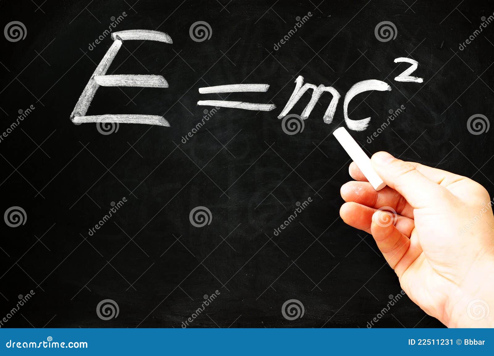 Albert Einsteins Physical Formula Stock Image - Image of handwriting ...