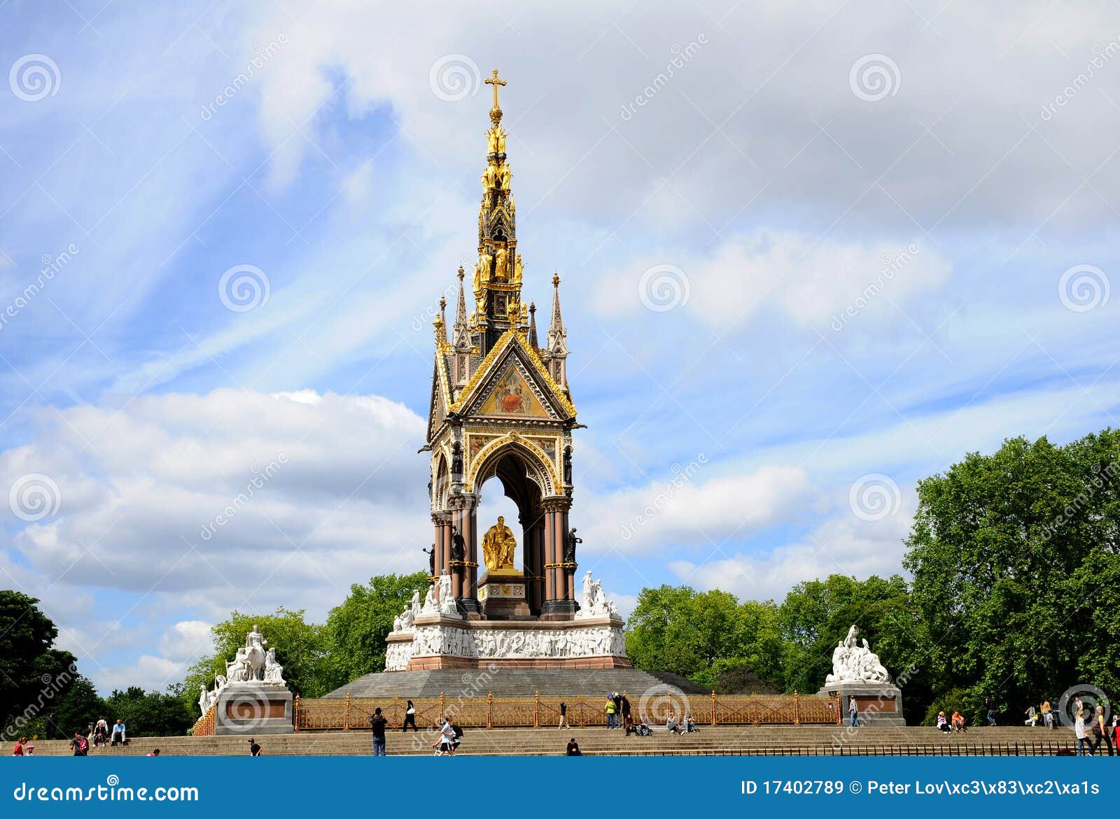 Albert Memorial editorial stock image. Image of albert - 17402789