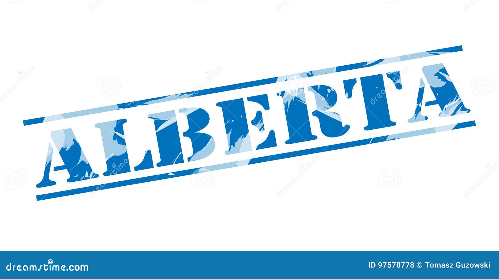 Alberta blue stamp stock illustration. Illustration of illustrative ...