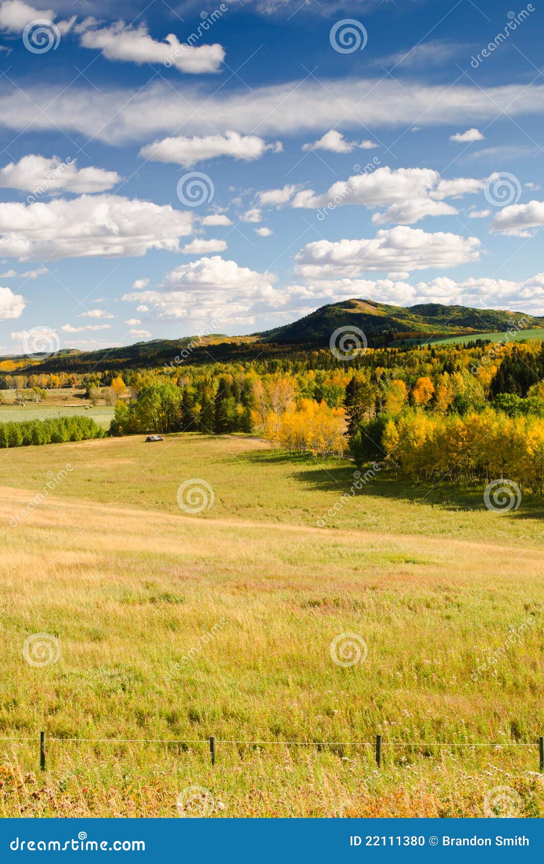 Alberta Foothills stock photo. Image of fall, blue, autumn - 22111380