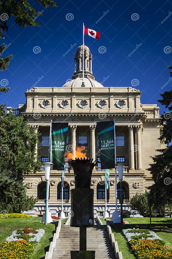 Alberta Legislature Building Stock Photo - Image of exterior, facade ...