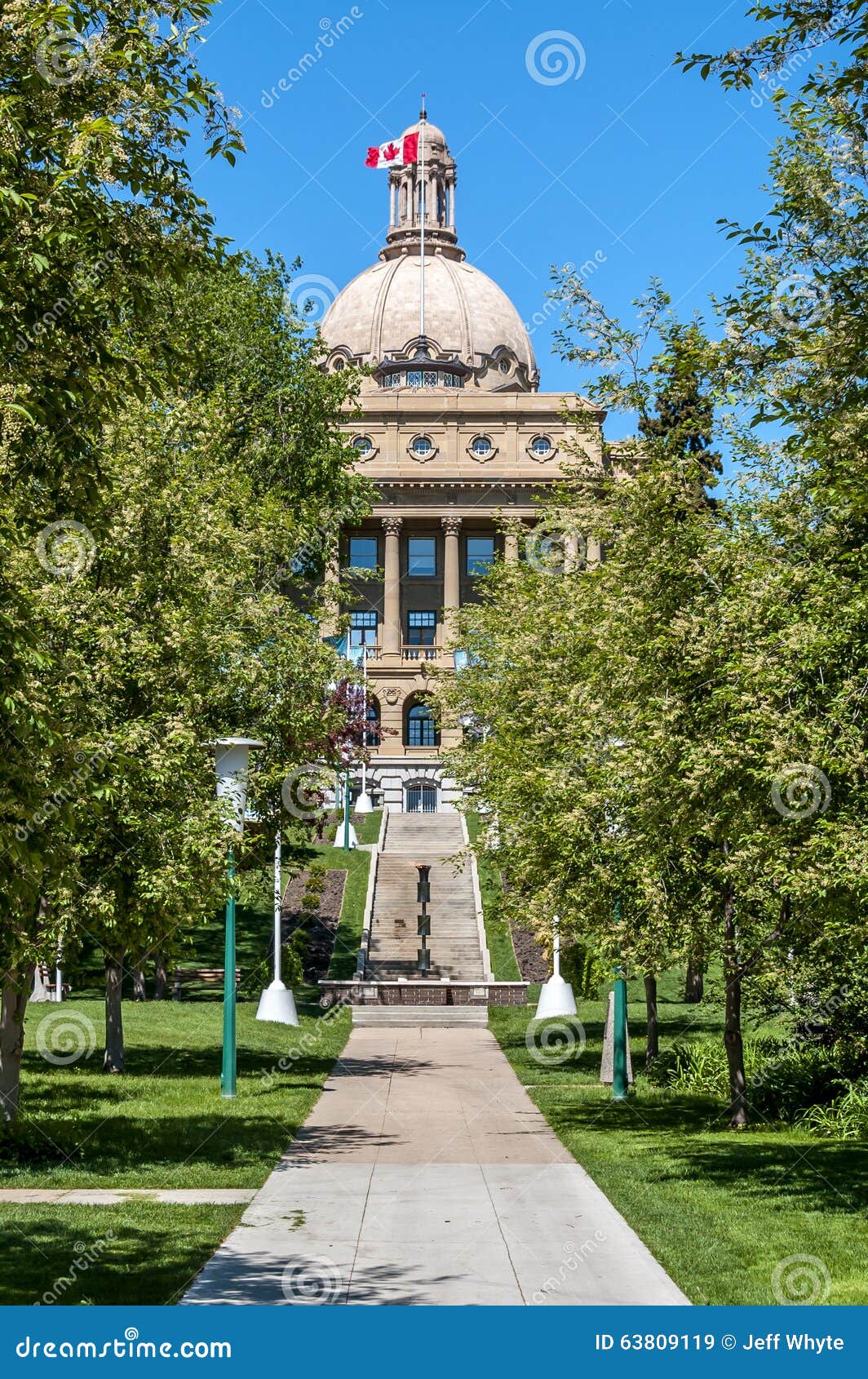 Alberta Legislature Building in Edmonton Stock Image - Image of canada ...