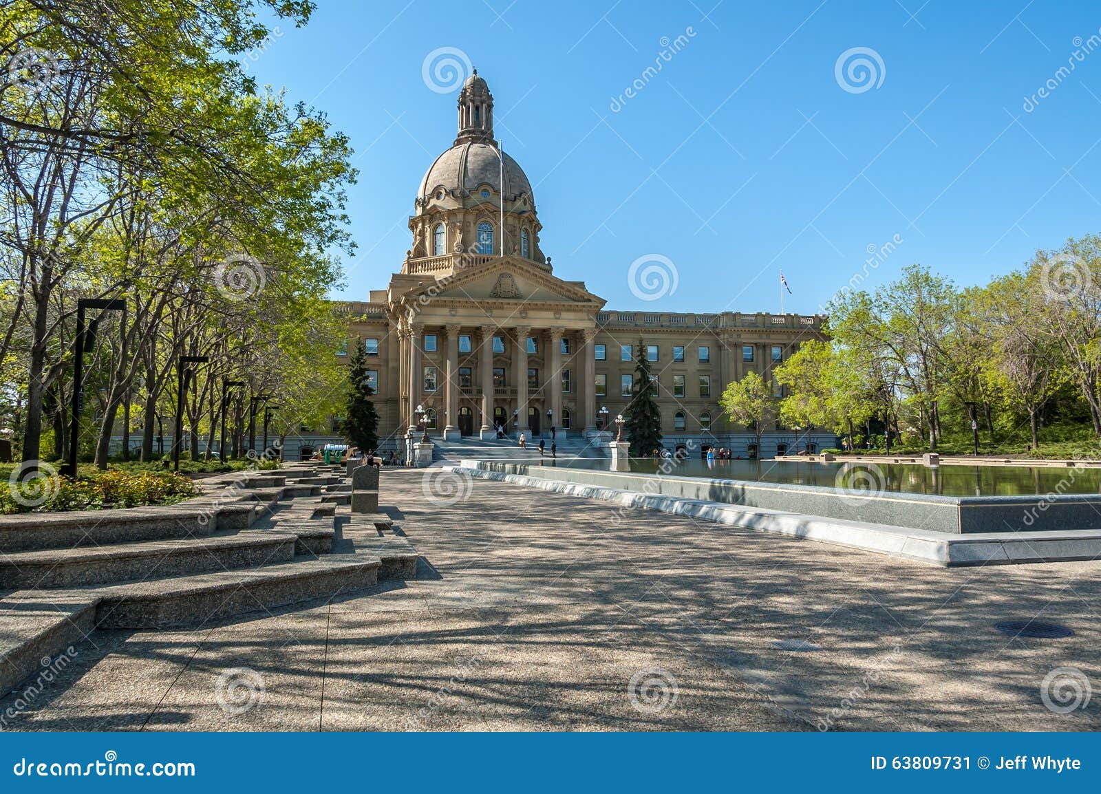 Alberta Legislature Building in Edmonton Stock Image - Image of capital ...
