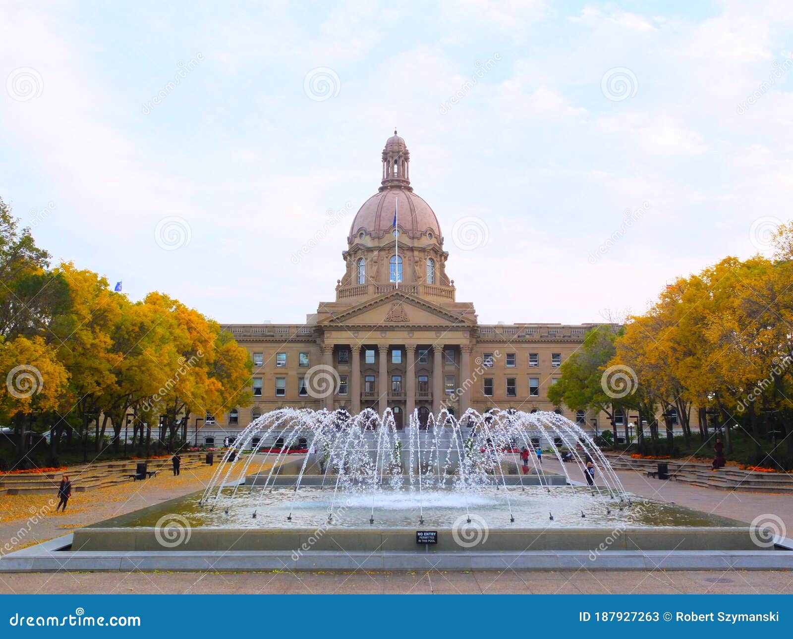 Alberta Legislature Building, Edmonton, Canada Stock Image - Image of ...
