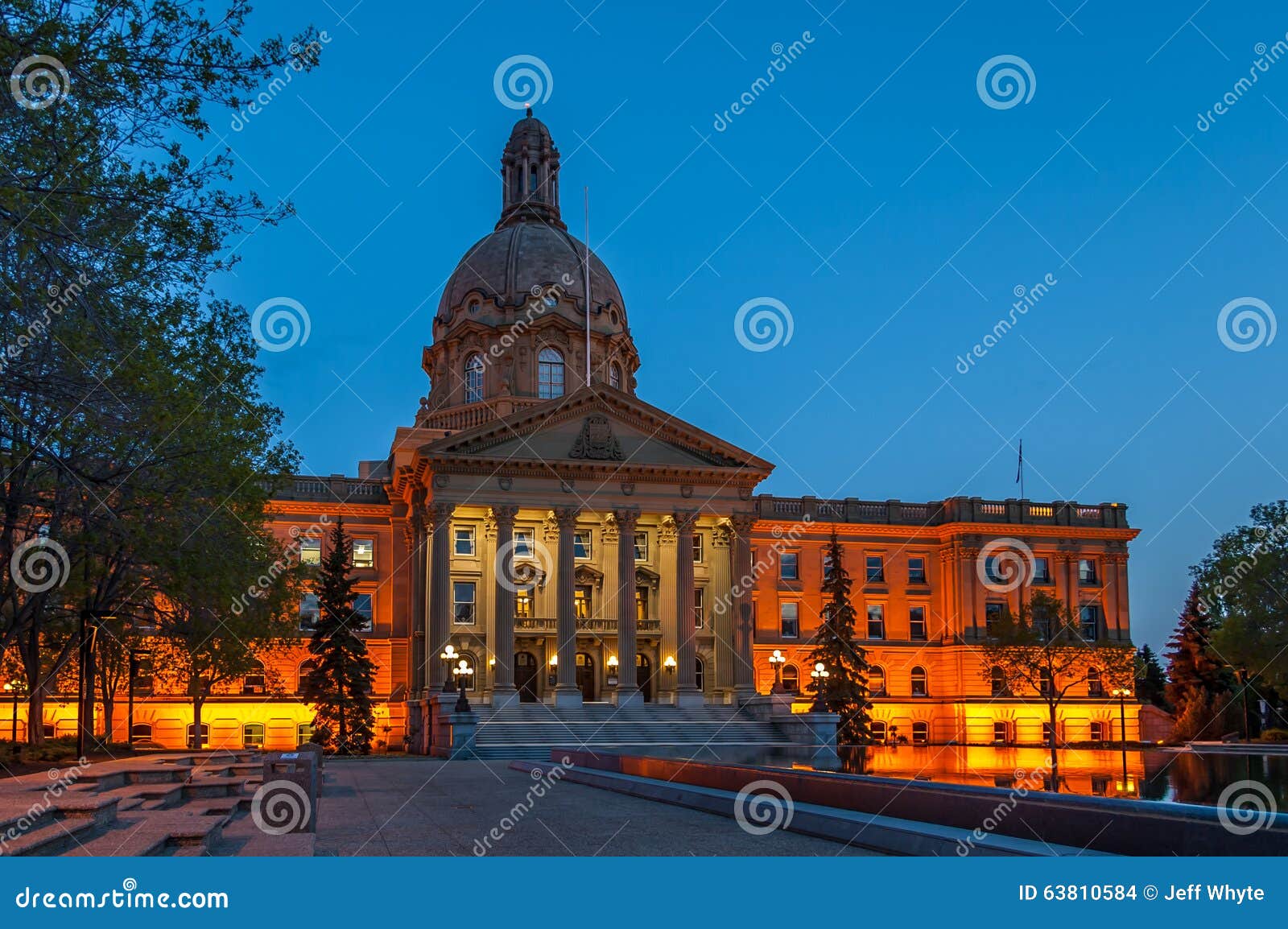 Alberta Legislature stock photo. Image of province, architecture - 63810584