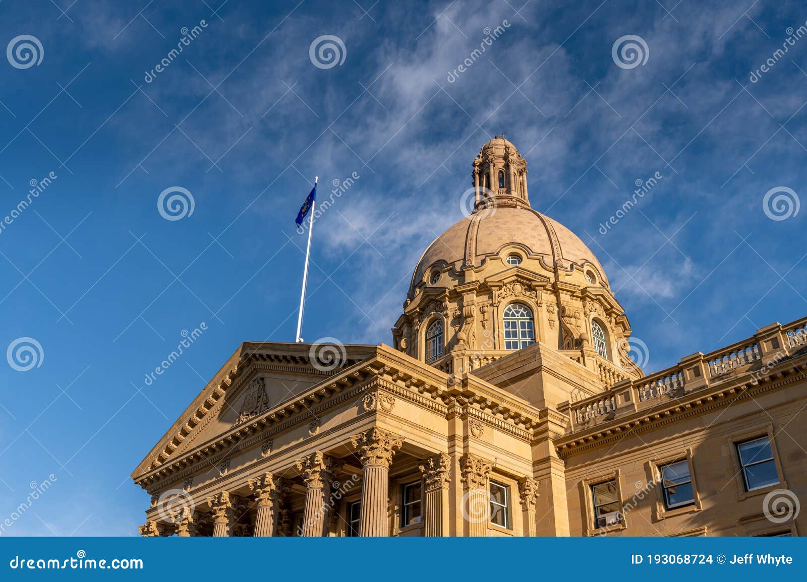 Alberta Legislature Building in Edmonton Stock Photo - Image of grounds ...