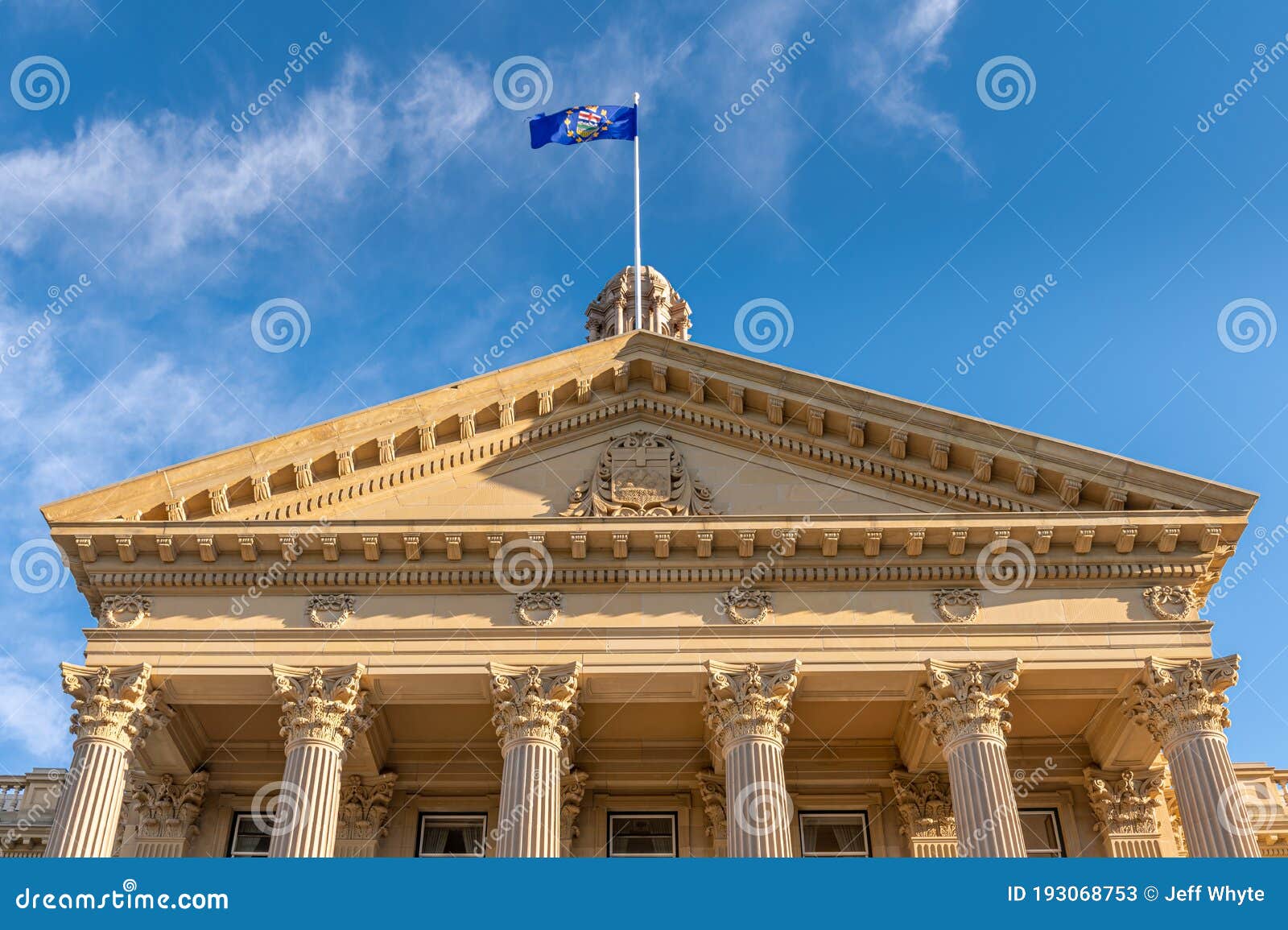Alberta Legislature Building in Edmonton Stock Image - Image of ...