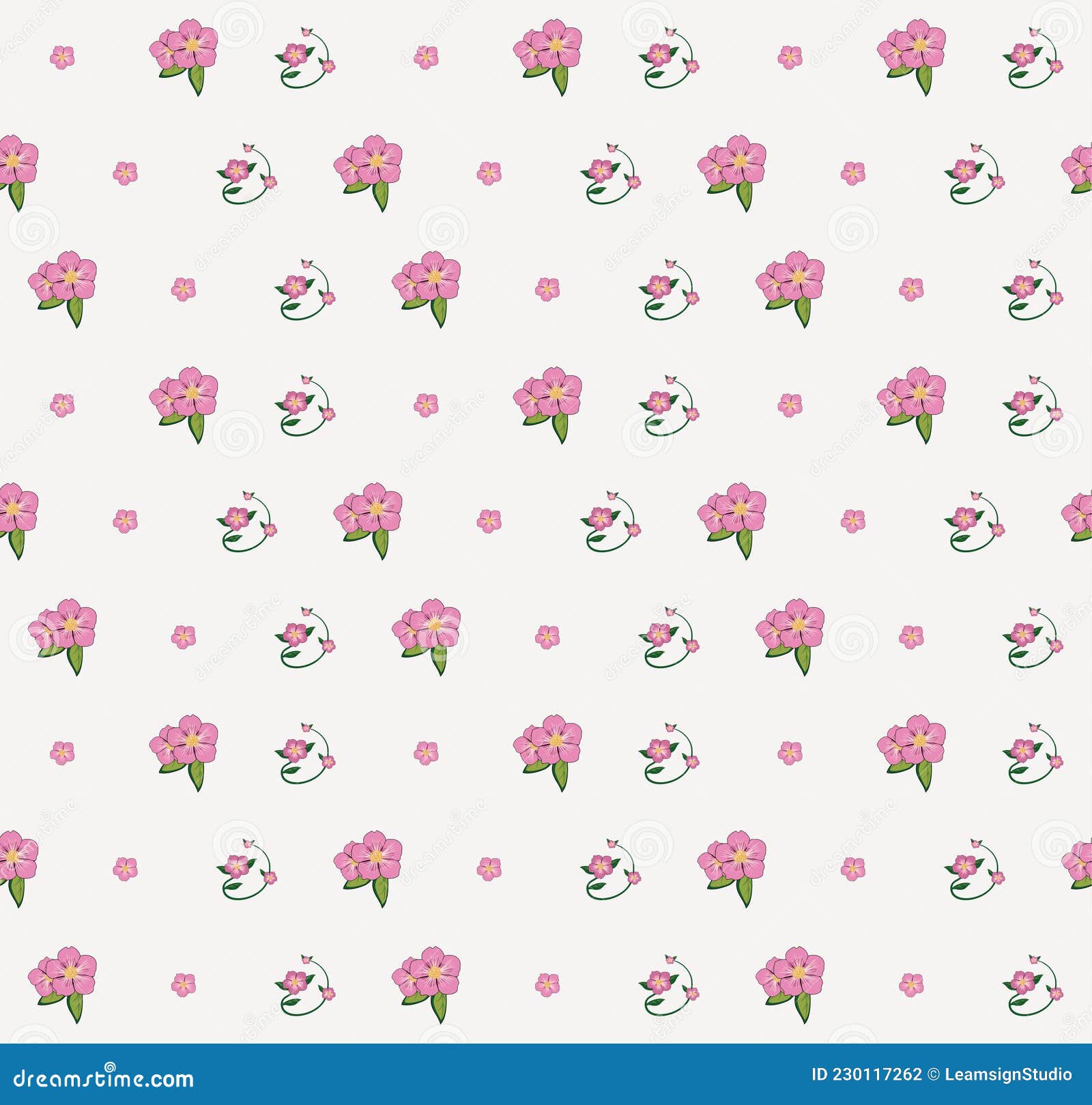 Alberta Rose Illustration Seamless Patern Stock Vector - Illustration ...