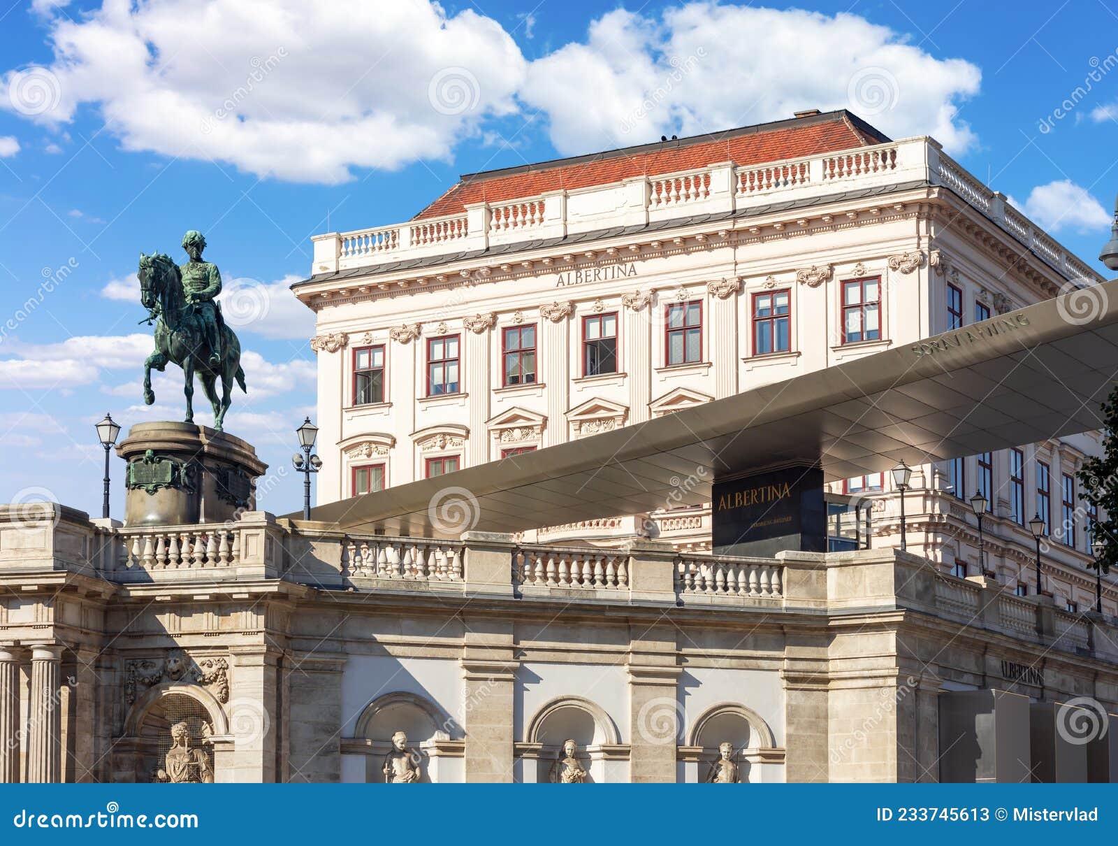 Albertina Museum in Vienna, Austria Editorial Stock Photo - Image of ...