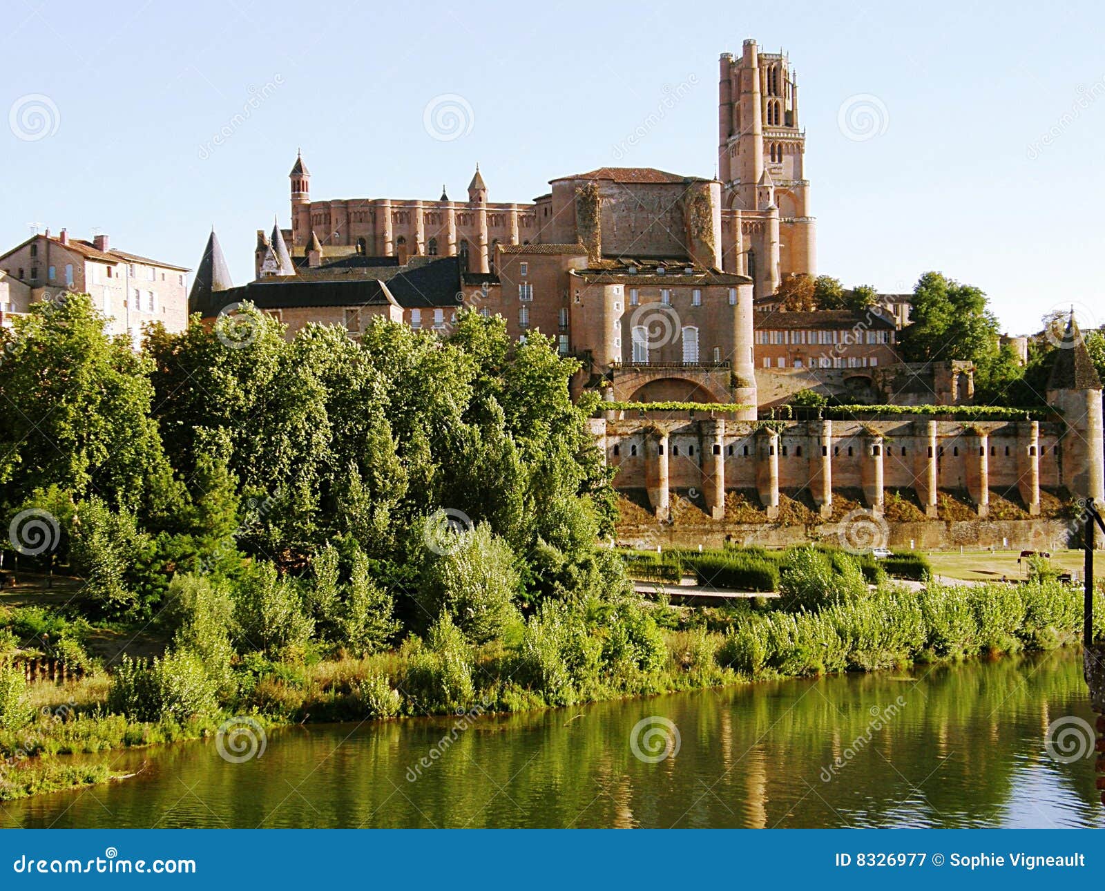 Albi cathedral stock image. Image of albi, religion, brick - 8326977