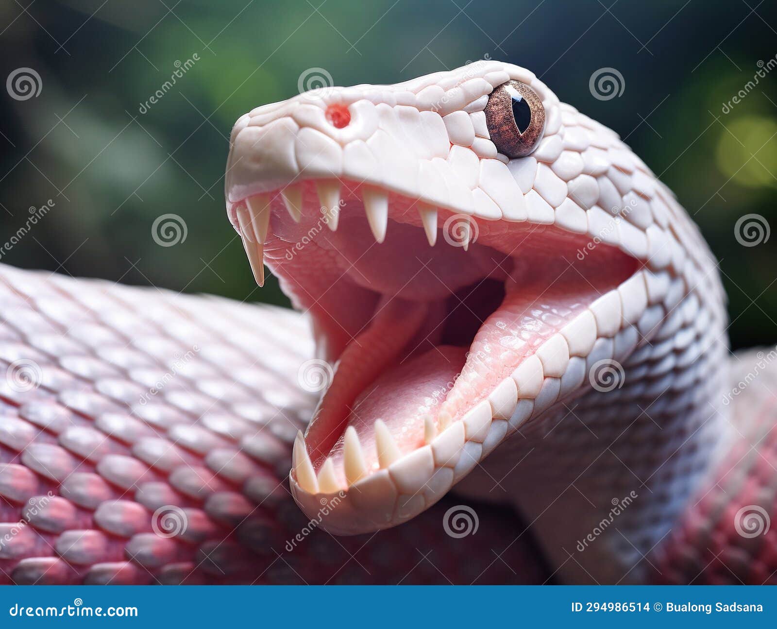 Albino snake stock illustration. Illustration of imagine - 294986514