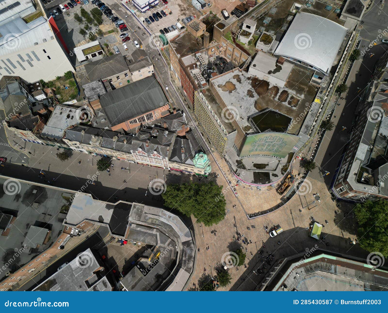 Albion Square Development Demolition and Redevelopment Project. Stock ...