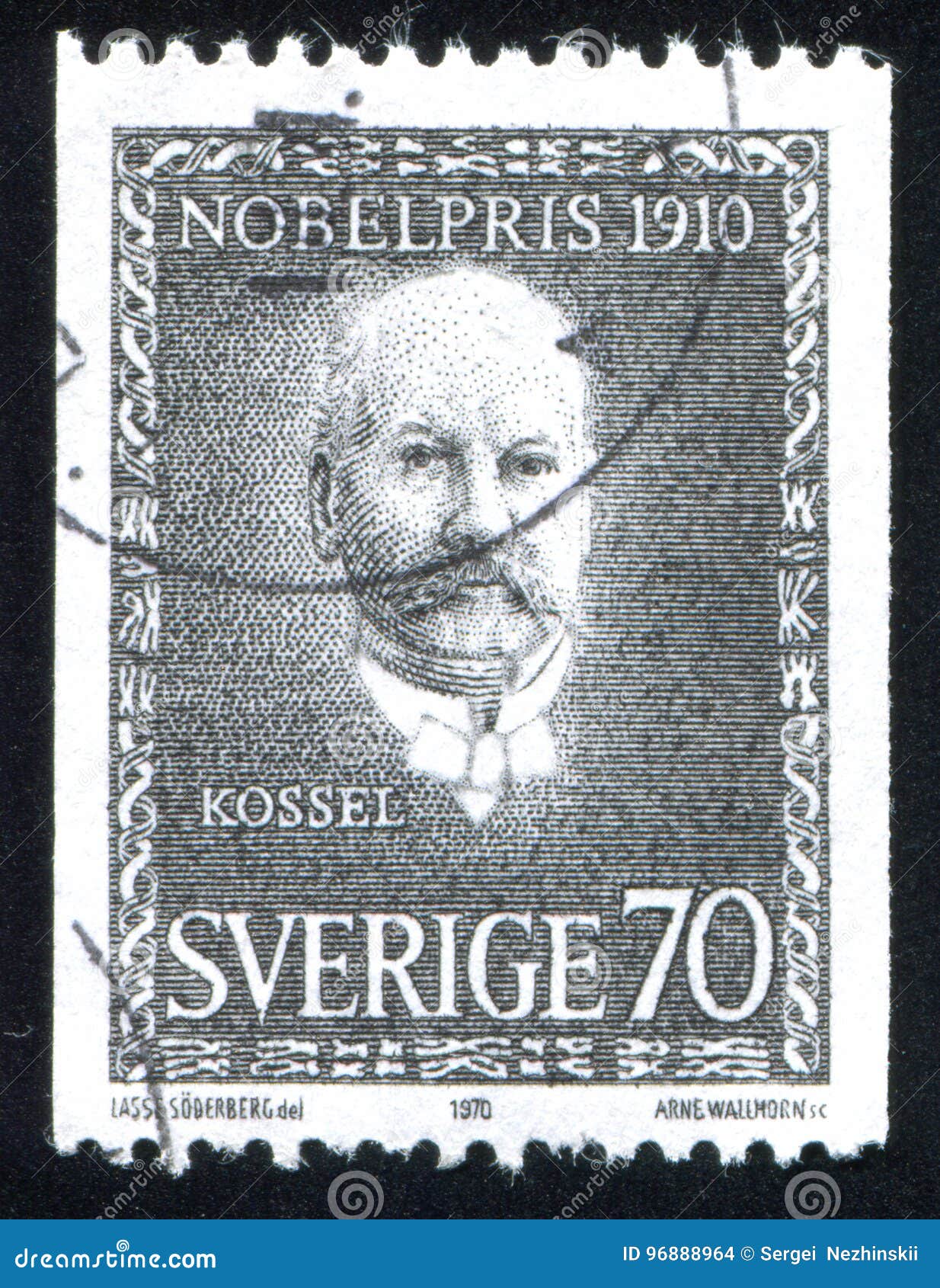 Albrecht Kossel imagen de archivo editorial. Imagen de franqueo - 96888964