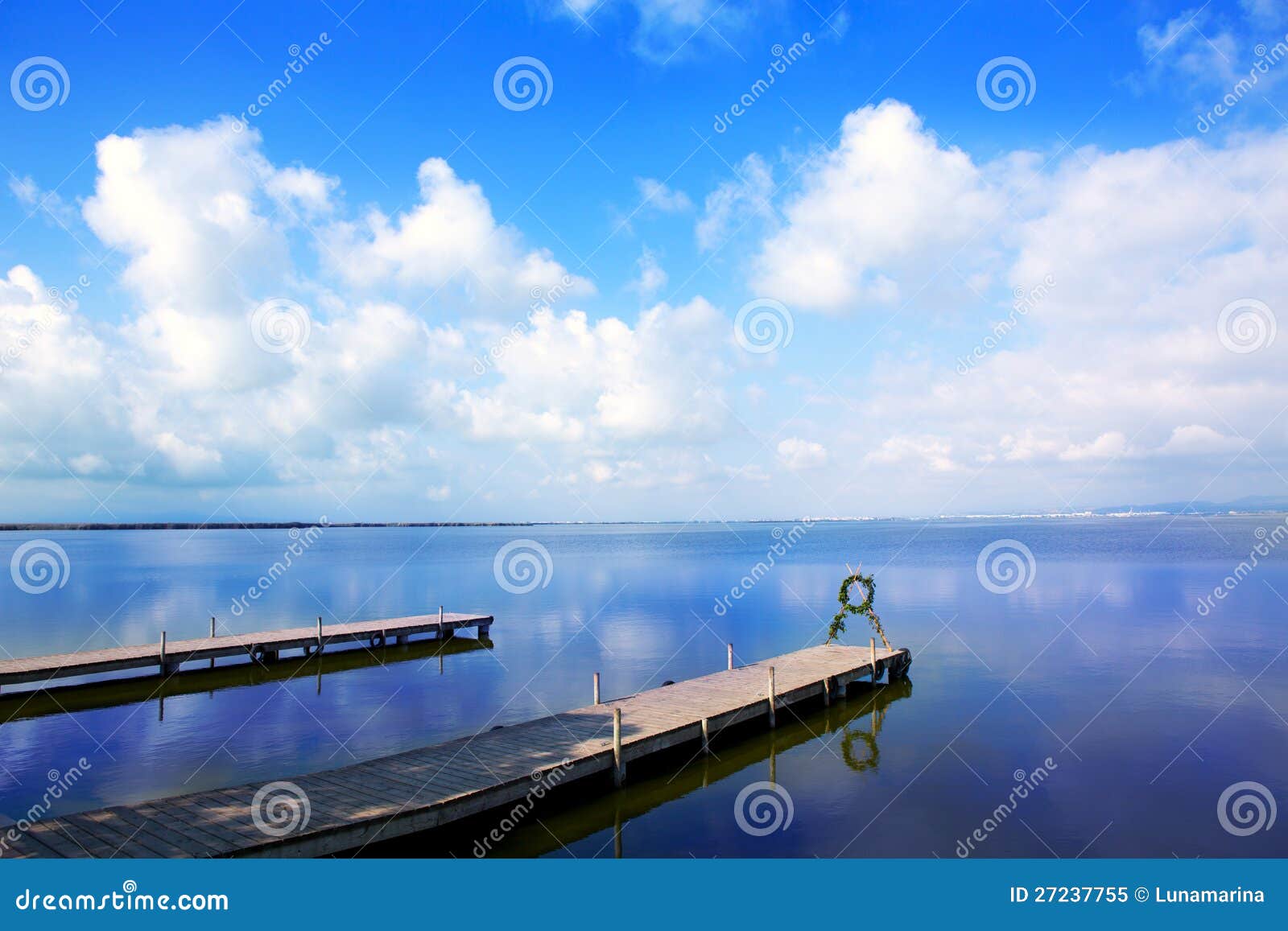 Albufera Lake in Valencia El Saler Stock Image - Image of natural ...