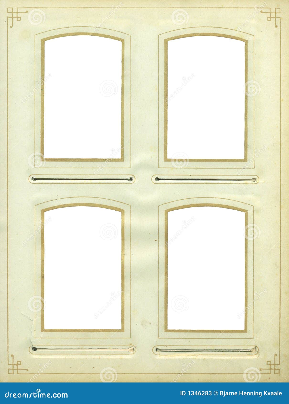 Album frame stock image. Image of vintage, frame, anniversary - 1346283