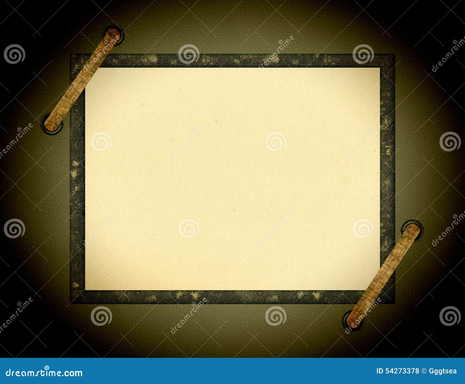 Album frame with vignette stock photo. Image of design - 54273378