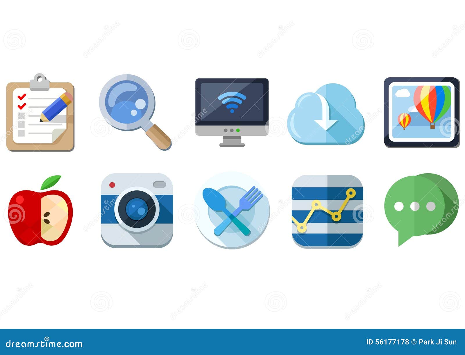 Album stock vector. Illustration of flat, icon, gallery - 56177178