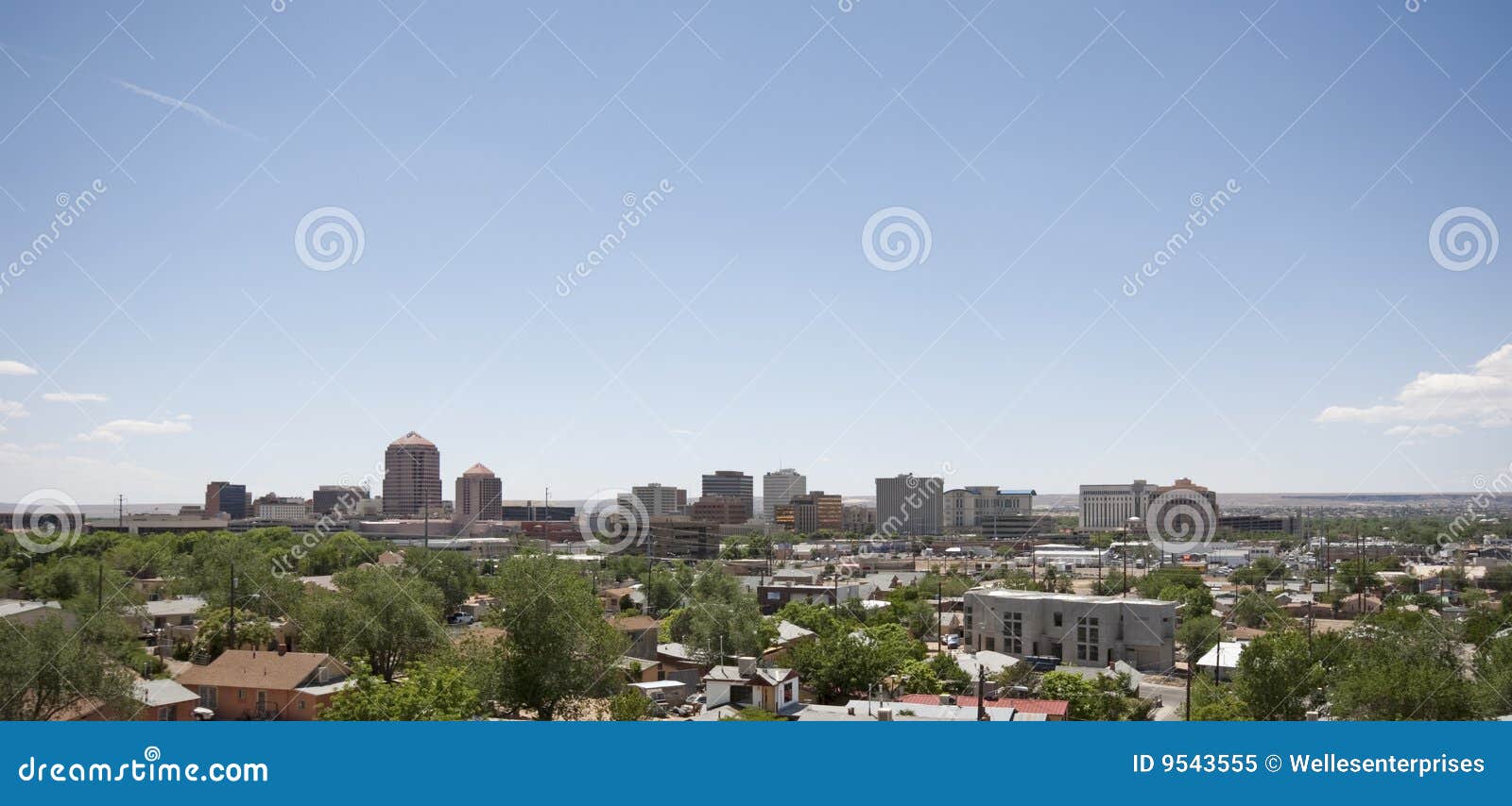 Albuquerque stock image. Image of albuquerque, cityscape - 9543555