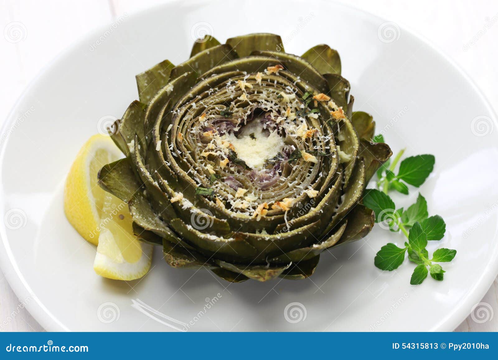 Alcachofa Cocida, Alcachofa Asada Imagen de archivo - Imagen de comida ...