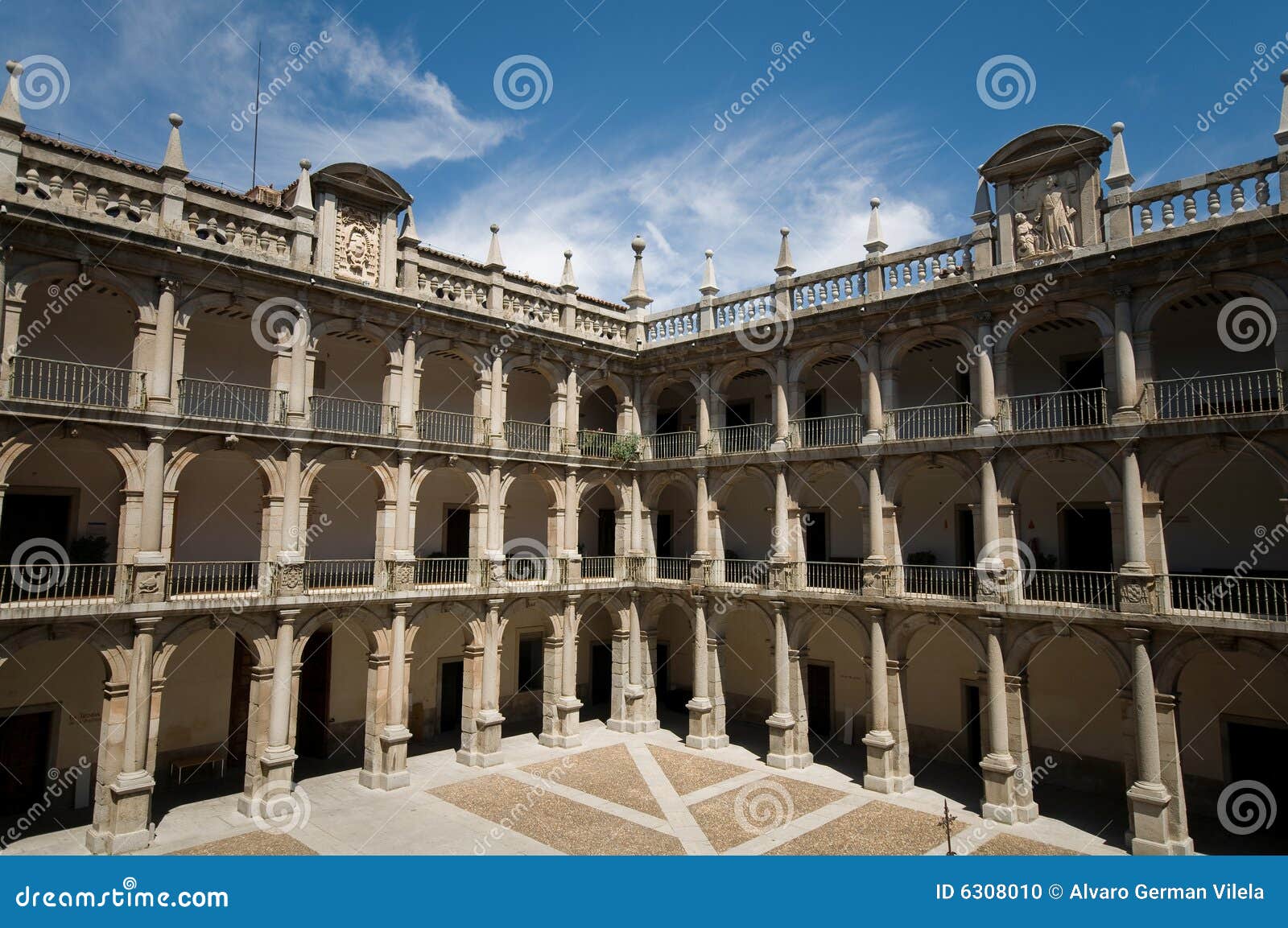 Alcala De Henares University. Madrid, Spain Stock Photo - Image of ...