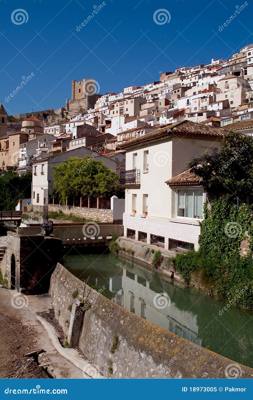 Alcala Del Jucar (Albacete) in Spain Stock Image - Image of hall ...