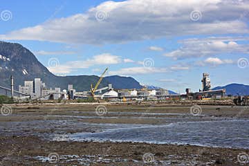 Alcan Smelter in Kitimat, BC Stock Photo - Image of tower, site: 5410882