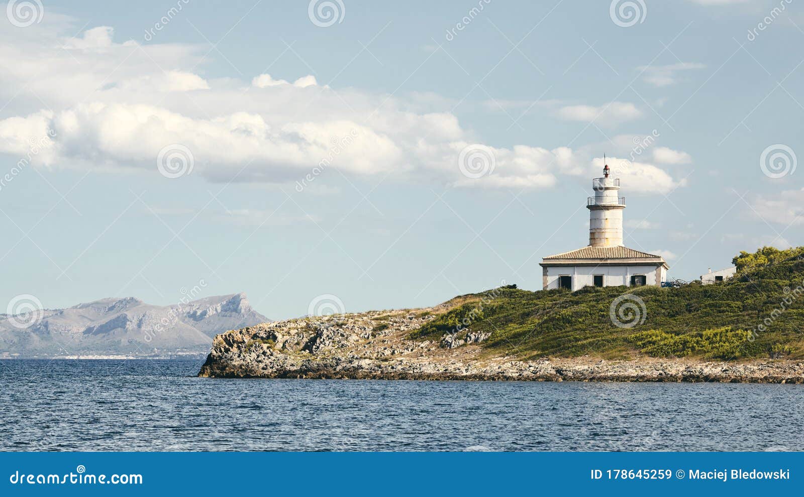 Alcanada Lighthouse, Mallorca, Spain Stock Image - Image of travel ...