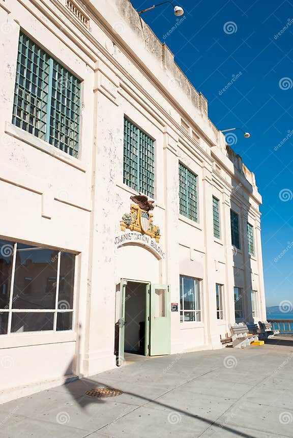 Alcatraz Administration Building Stock Image - Image of correction ...
