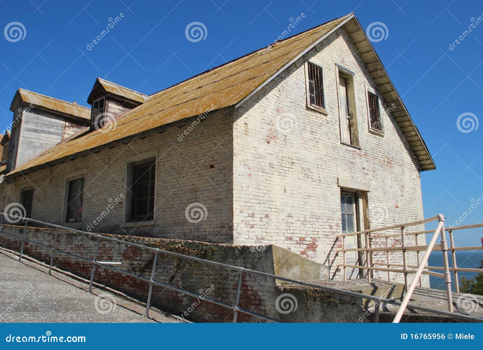 Alcatraz building stock photo. Image of blue, city, sight - 16765956