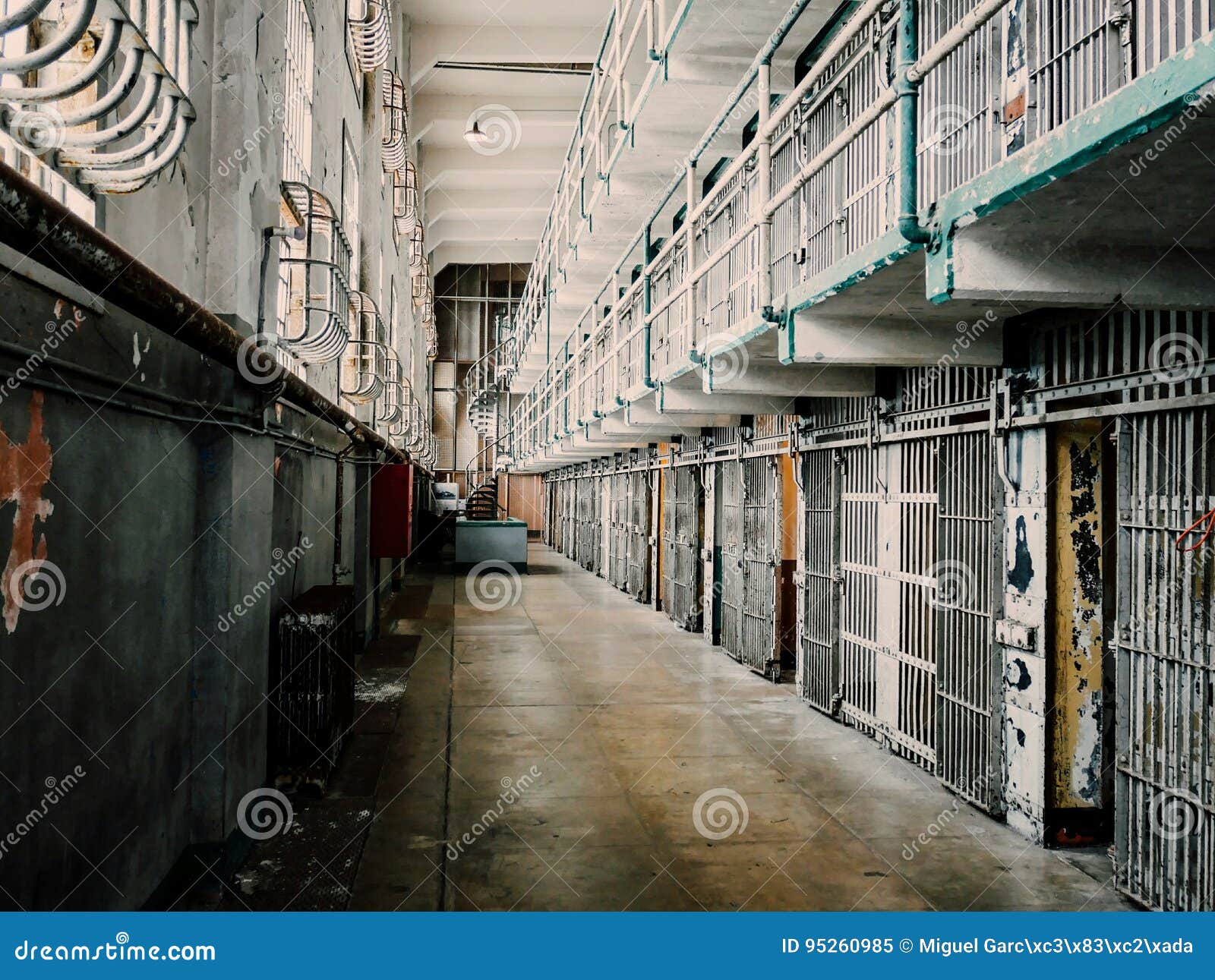 Alcatraz Cells On Broadway Royalty-Free Stock Photo | CartoonDealer.com ...