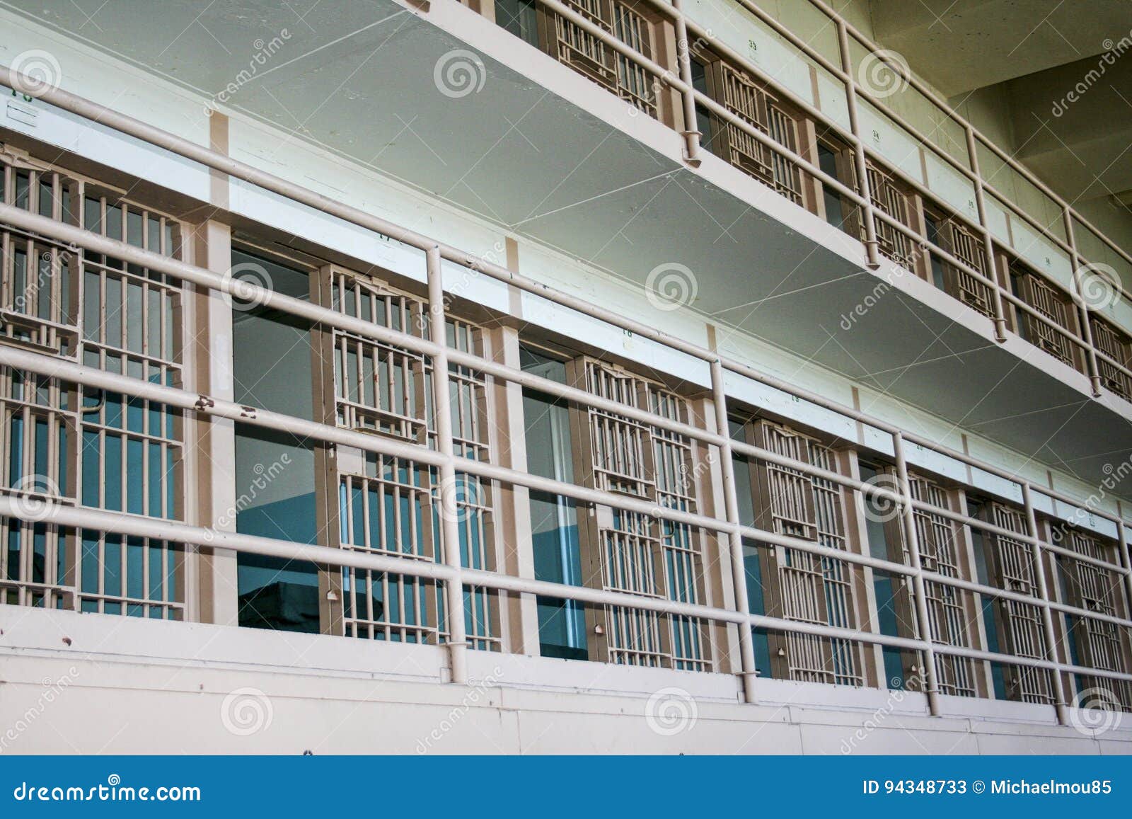 Alcatraz Cells stock image. Image of history, francisco - 94348733