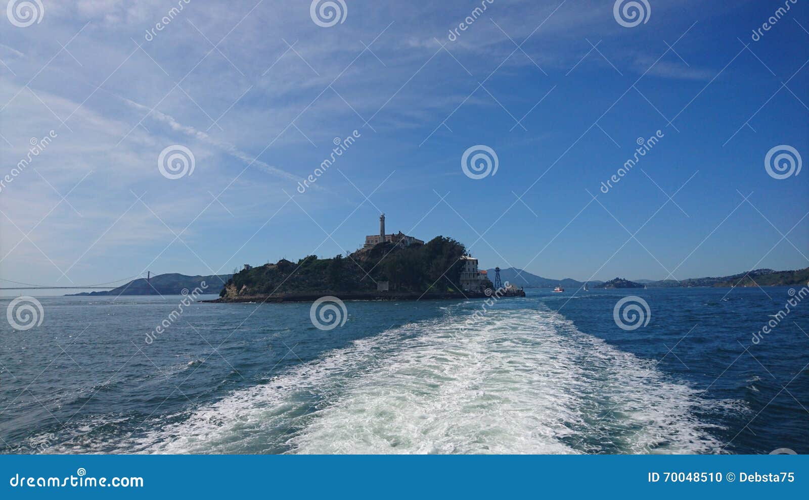 Alcatraz Insel stockfoto. Bild von insel, küste, alcatraz - 70048510