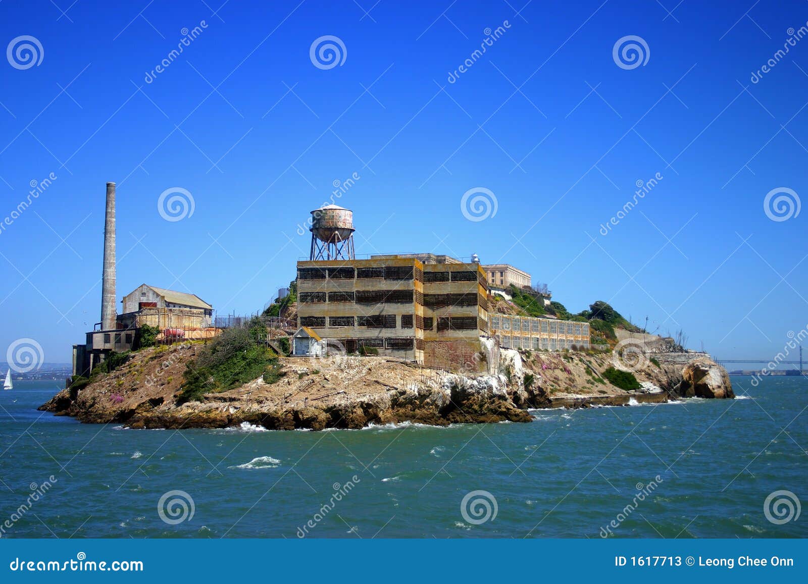 Alcatraz Insel, San Francisco Stockbild - Bild von segeln, felsen: 1617713