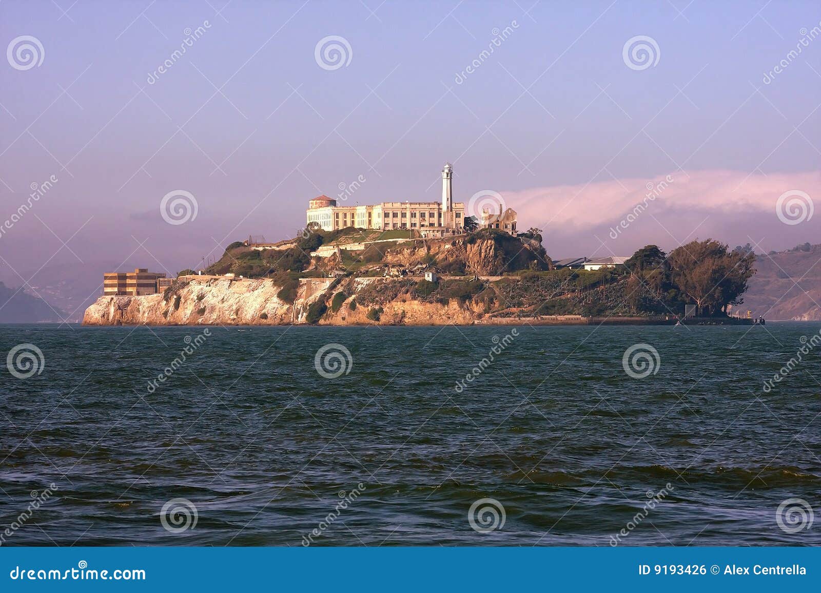 Alcatraz island stock photo. Image of building, francisco - 9193426