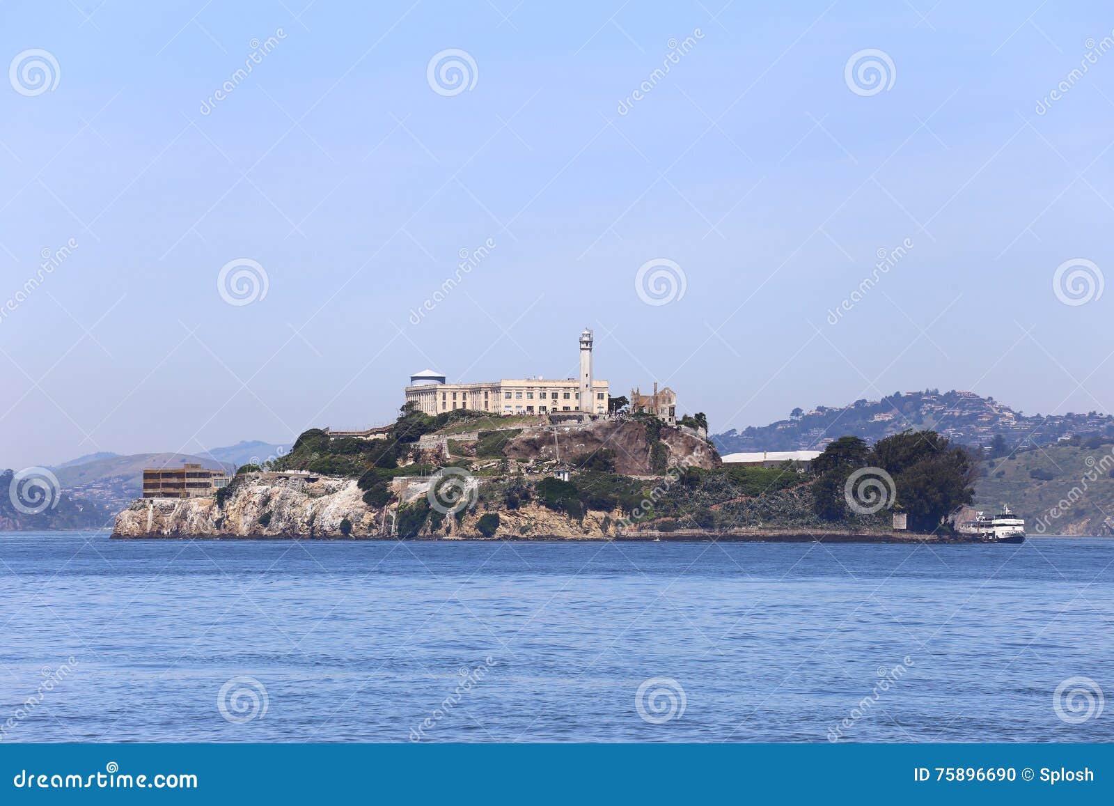 Alcatraz island editorial image. Image of prison, california - 75896690
