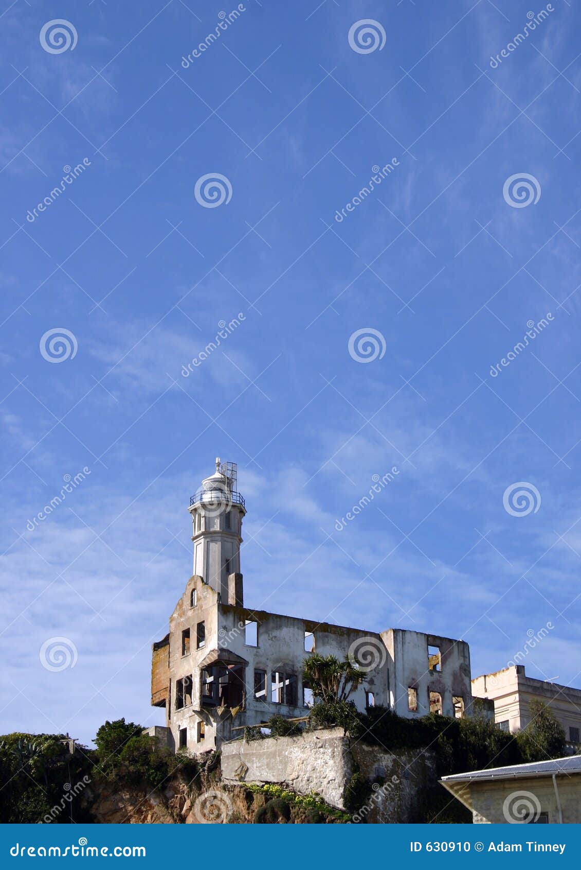 Alcatraz Island - Light Tower Stock Photo - Image of pacific, landing ...