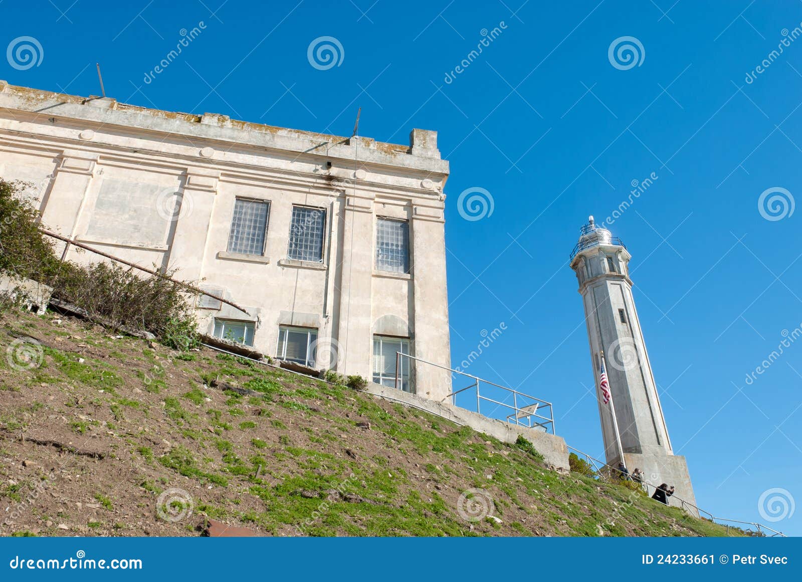 Alcatraz Penitentiary stock image. Image of building - 24233661