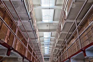 Alcatraz Prison Cell Block stock photo. Image of federal - 54740382