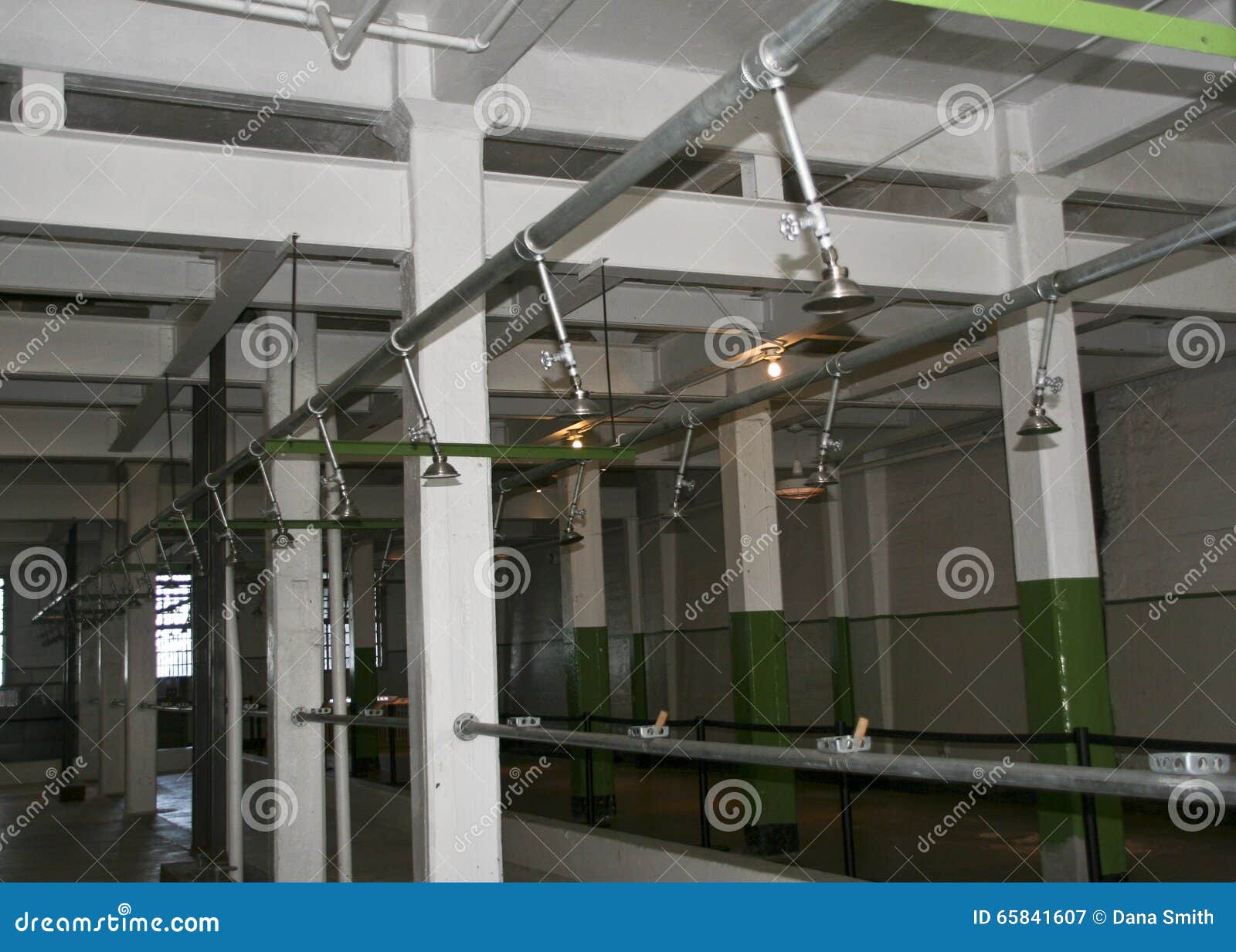 Inside Alcatraz Showers