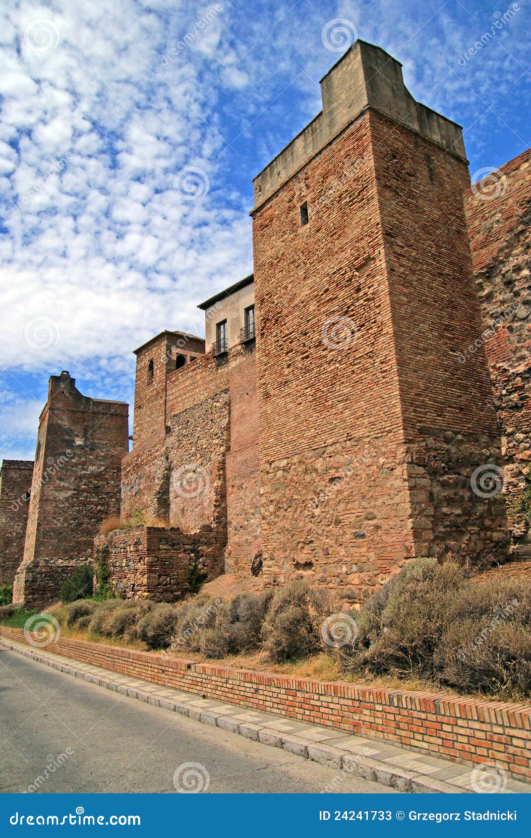 Alcazaba stock image. Image of architecture, arabic, moorish - 24241733