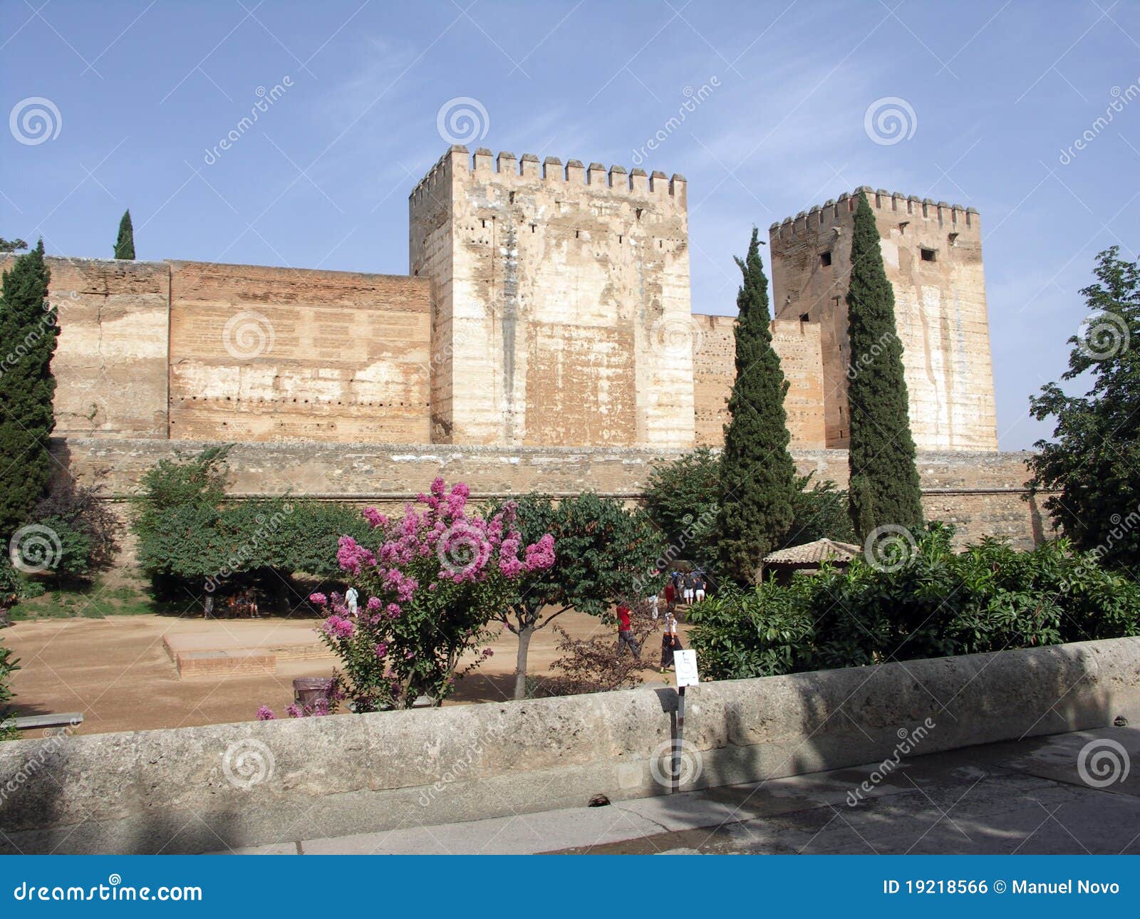 Alcazaba outside stock photo. Image of granada, alhambra - 19218566