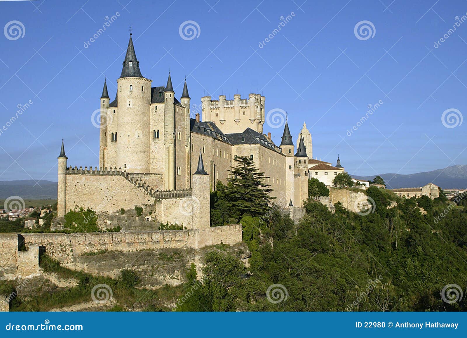 Alcazar stock photo. Image of castle, turrets, segovia, spain - 22980