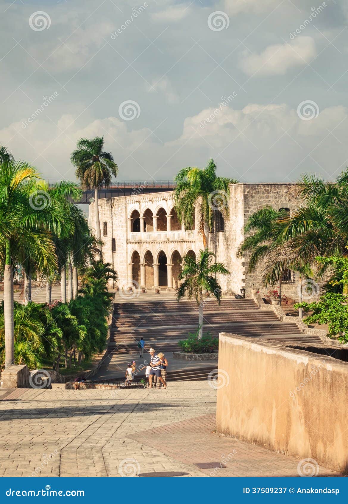 Alcazar De Colon in Santo Domingo, Caribbean Stock Image - Image of ...