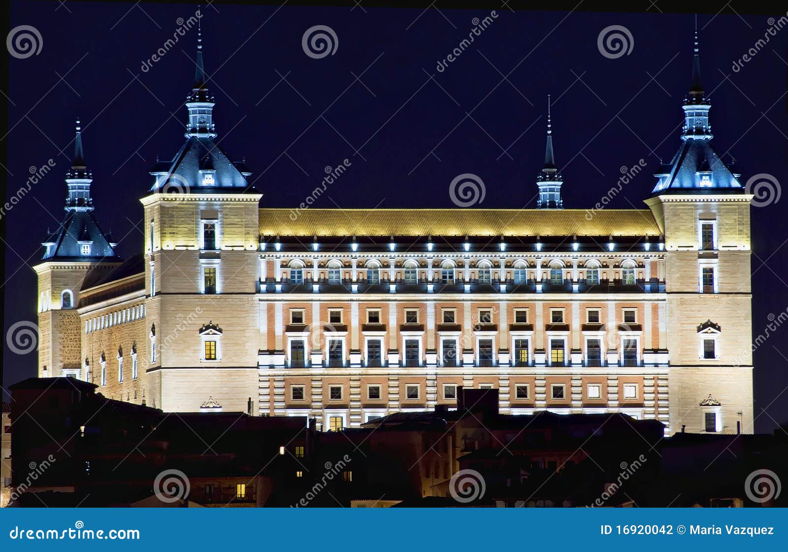 Alcazar de Toledo stock photo. Image of alcazar, fortification - 16920042